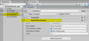 Unity タップエフェクトとトレイルエフェクトを出す方法 | coaの開発ブログ